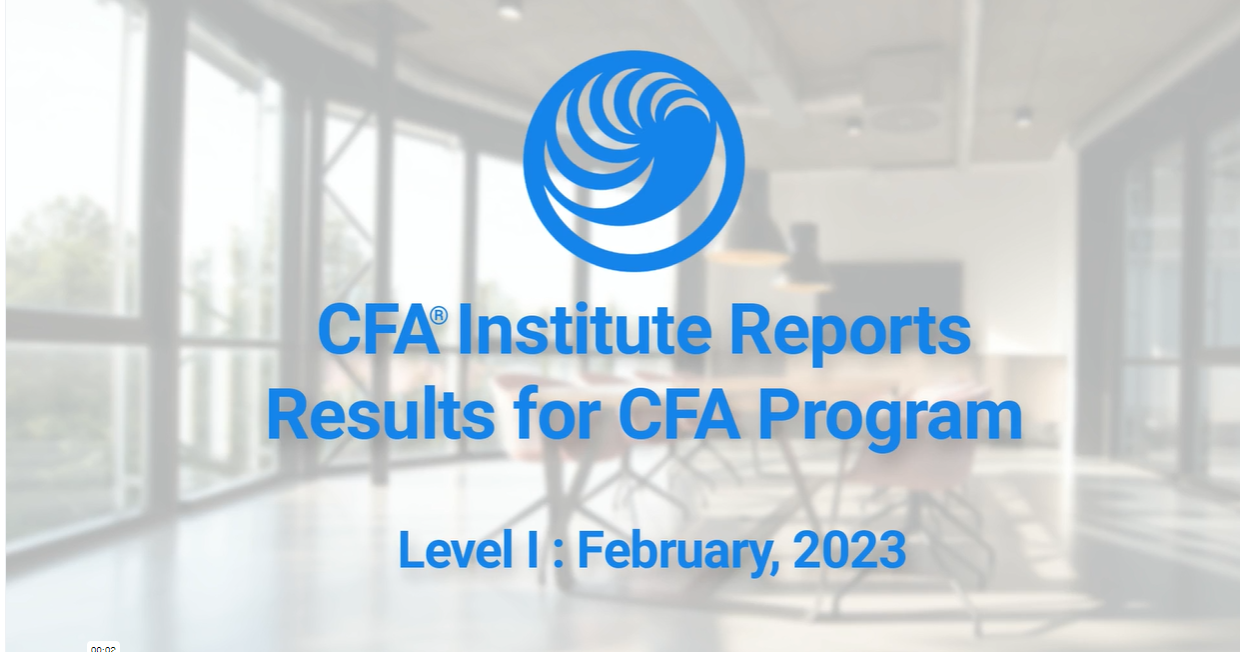 All About CFA® Charter Exam Pass Rates, Scores and Grading System